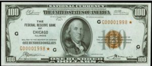 Series of 1929 $100 Federal Reserve Bank Notes – Values and Pricing ...
