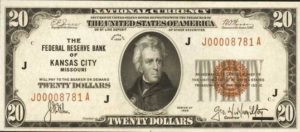 Value of 1929 $20 Federal Reserve Bank Notes – Sell Old Currency